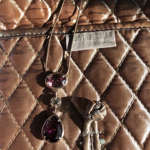 Brighton | Jewelry | Brighton Purple Teardrop Your True Colors | Poshmark